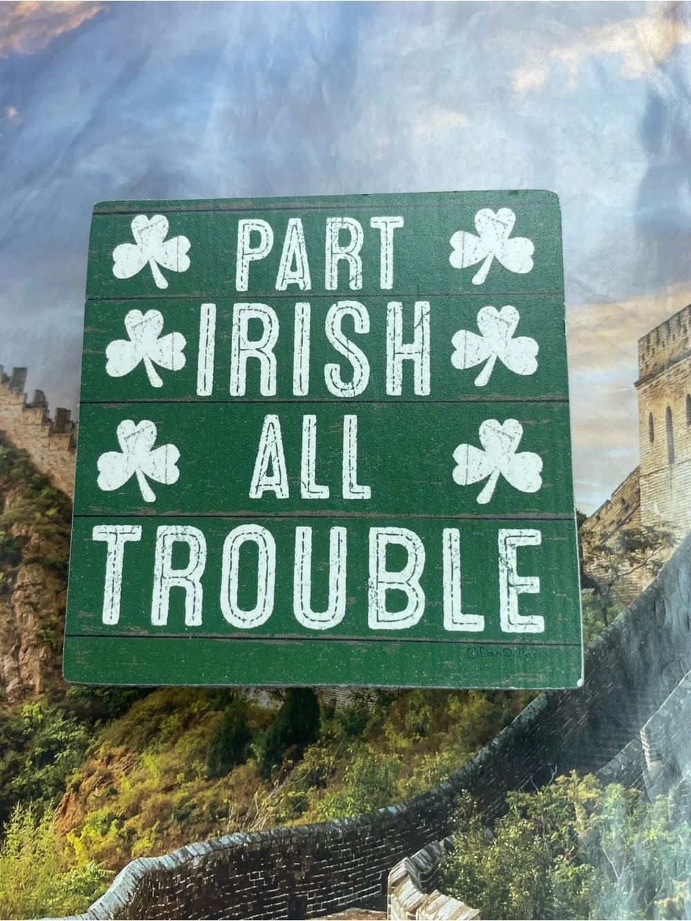primitives | Wall Decor | Green Im So Irish Decorative Wood Sign | Poshmark